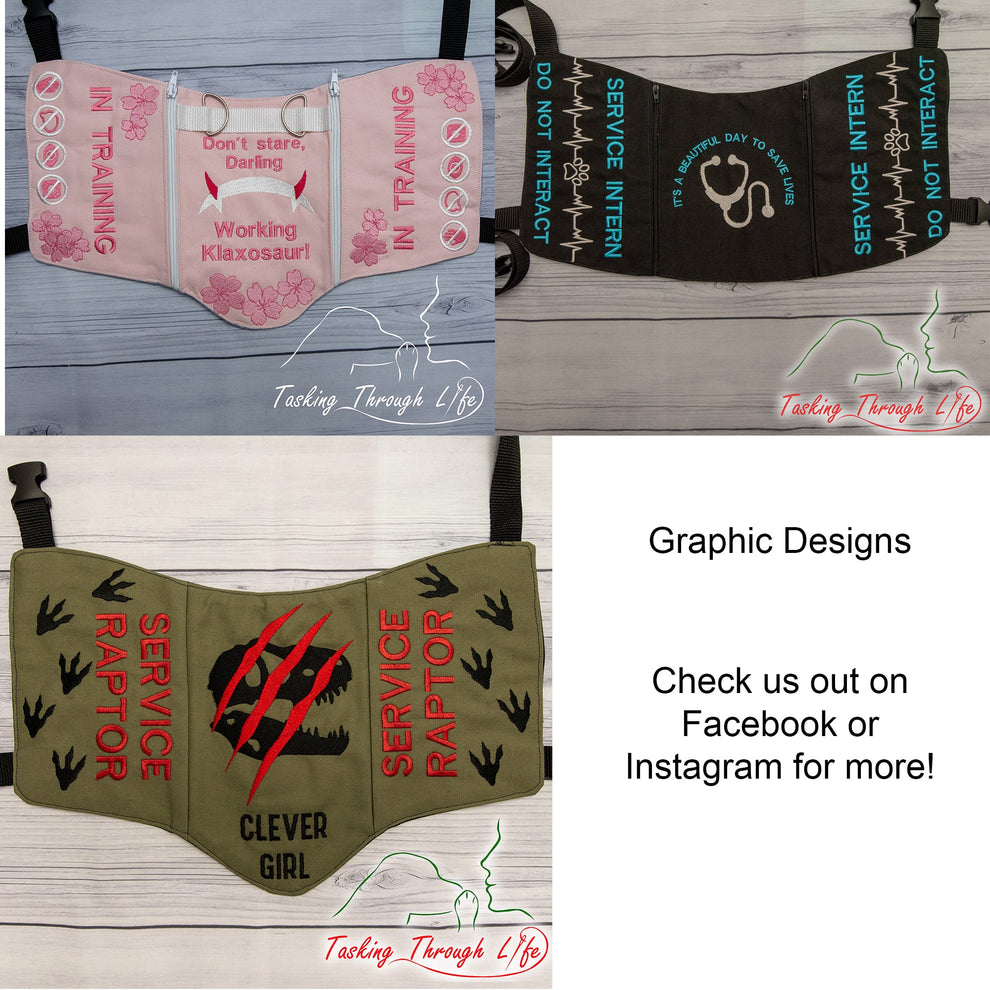 Build your own custom VEST or CAPE - Custom Service Dog Vest, custom ...